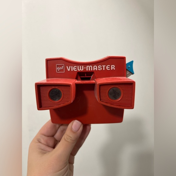 GAF | Toys | Vintage 97s Gaf Red White Blue Viewmaster 3d Viewer Made ...